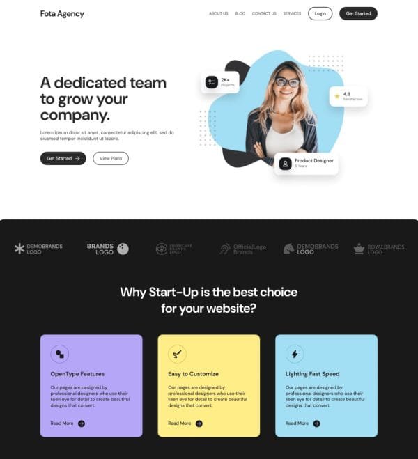 FotaWP - Full-Site-Editing Multipurpose WordPress Theme