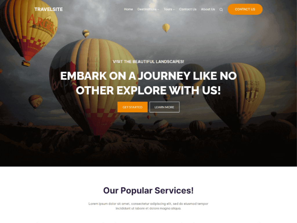 Travelsite - Best WordPress Theme For Travel Agency [2024]