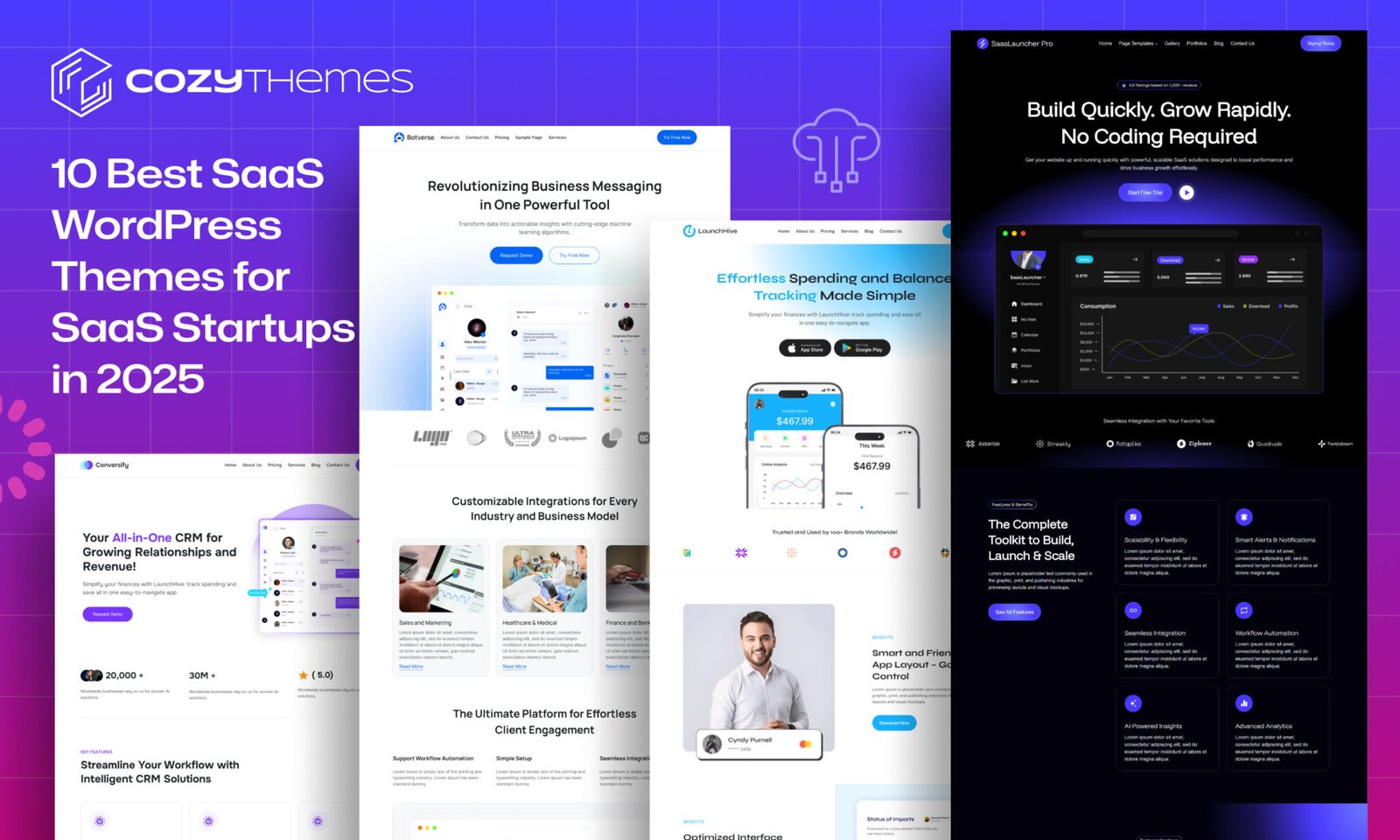 #10 Best SaaS WordPress Themes For Startups In 2025